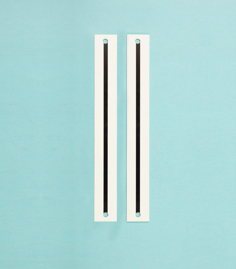 2 White Rink Marker with Black Stripe – Duke Bowls