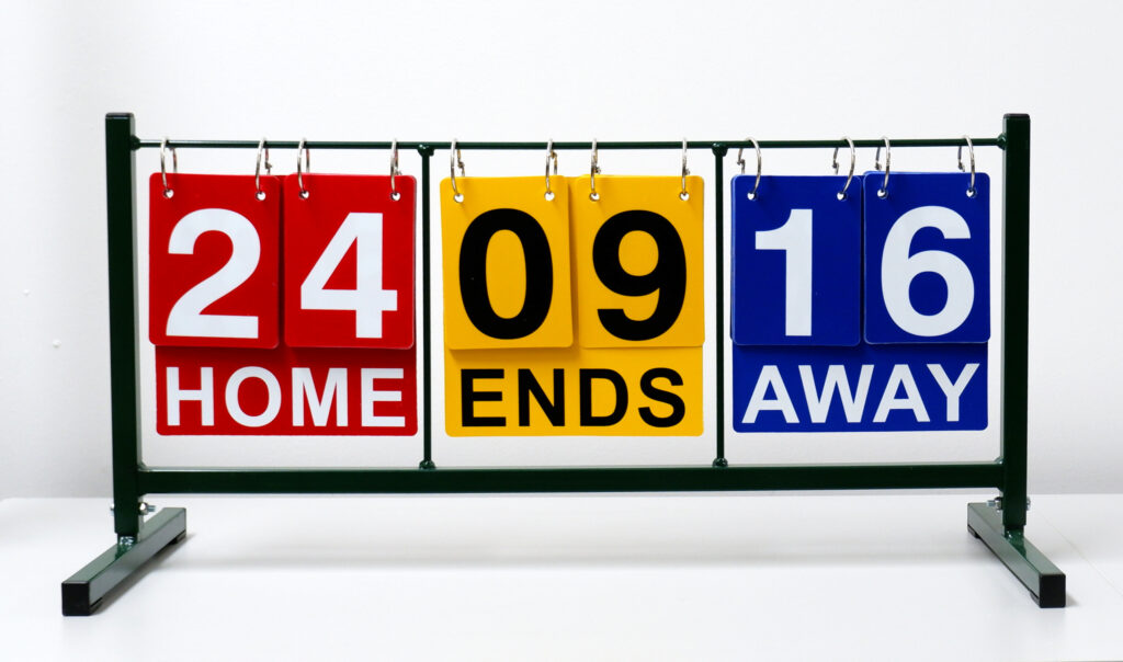 Royal Deluxe Horizontal Double Sided Scoreboard – Duke Bowls